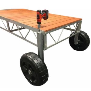Dock Wheel Kit | Rolling Jack Supports by JackDocks.com