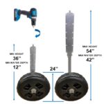 Dock Jack | Drill-adjusting Dock Legs at JackDocks.com